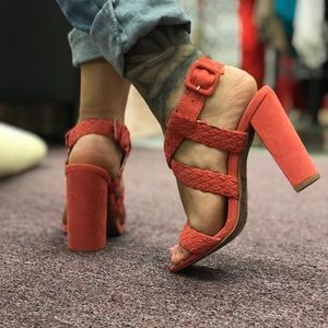 Shoes | Coral Color Heels | Poshmark